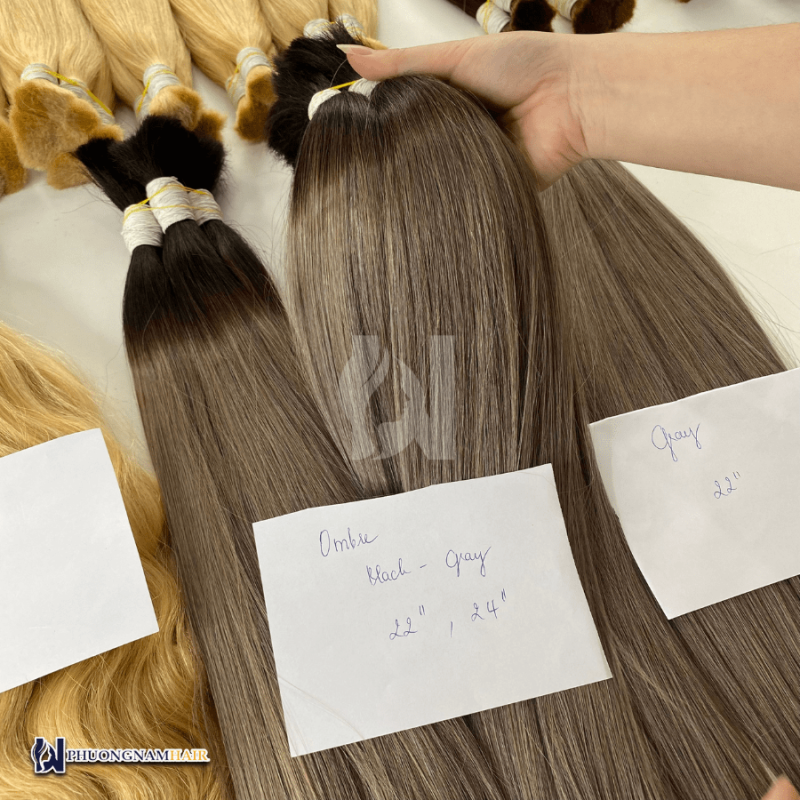 100% cuticle aligned hair honey colors vietnam hair color silky ...