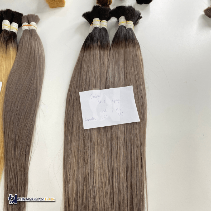 100% cuticle aligned hair honey colors vietnam hair color silky ...